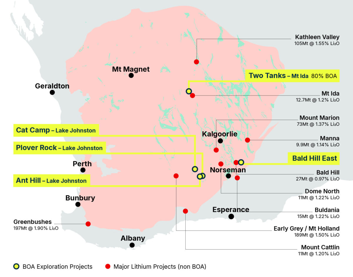 WA Lithium – BOA Resources